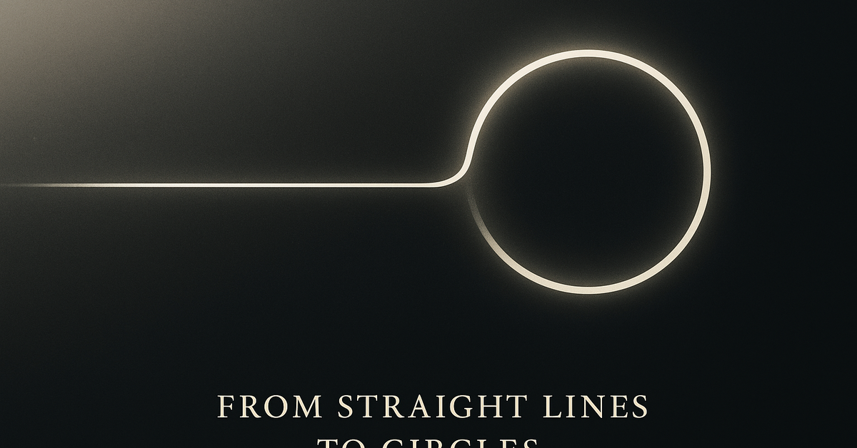 From straight lines to circles | Mohammed Ghamloush